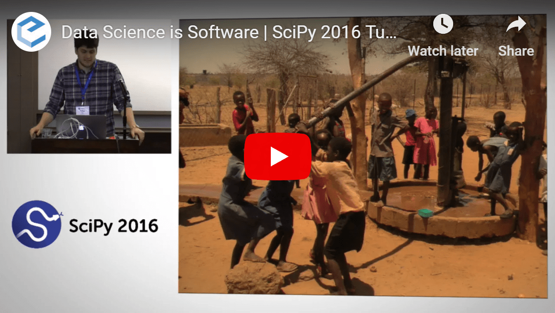 SciPy 2016: "Data Science is Software" tutorial - DrivenData Labs